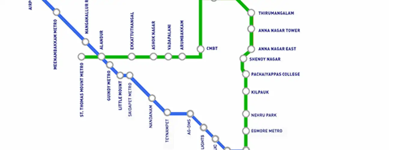 Chennai Metro Green Line Map, Timing, Nearby Attractions