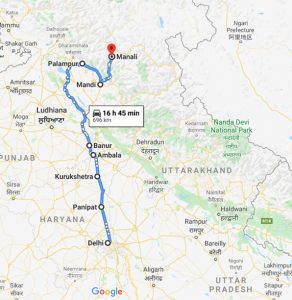 Delhi to Manali by Road: Distance, Time, Routes & Stopovers