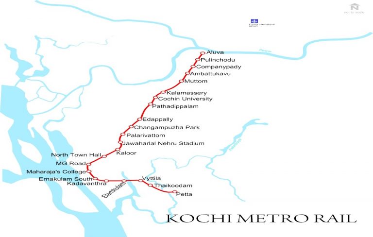 Kochi Metro Route Map, Timings, Stations, Lines, Facts - FabHotels